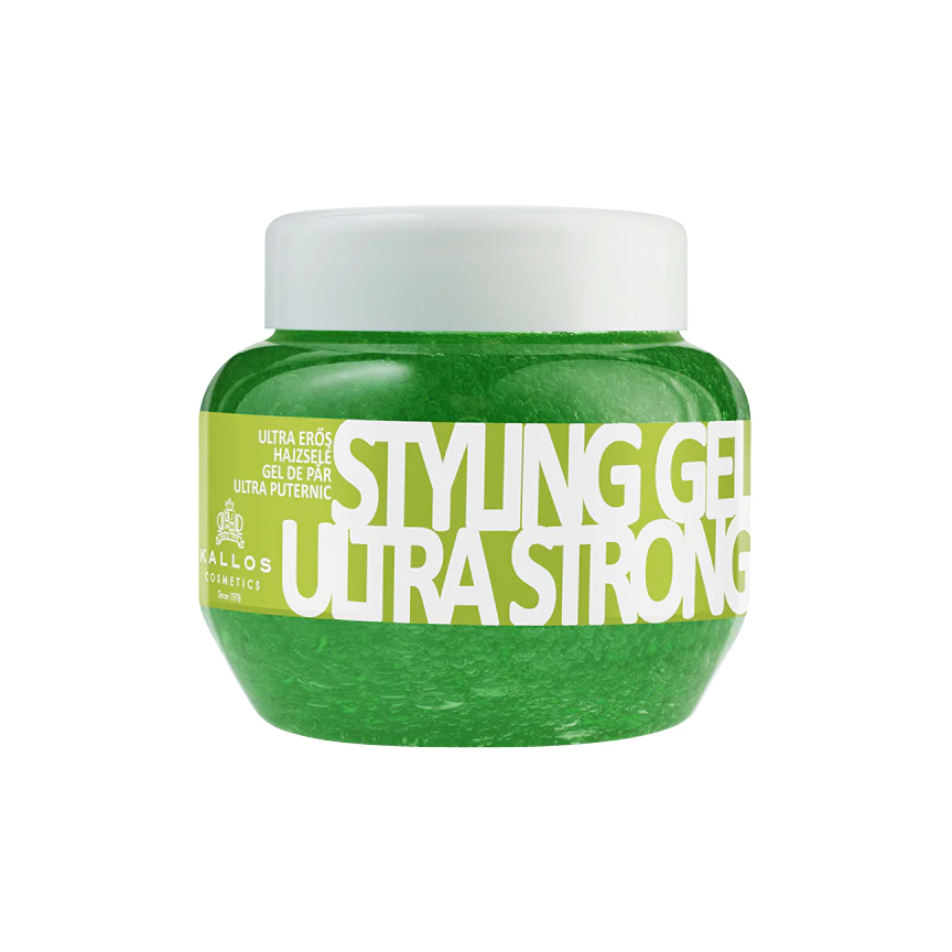 KALLOS Ultra Strong gel za kosu 275ml – Saponando Kućna Hemija